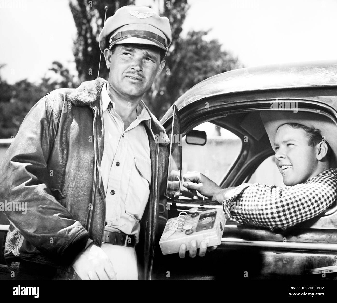 BRUCE GENTRY, (aka BRUCE GENTRY, DAREDEVIL OF THE SKIES), from left ...