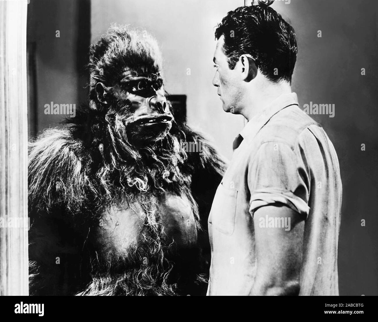 BRIDE OF THE GORILLA, from left: Steve Calvert, Raymond Burr, 1951 ...