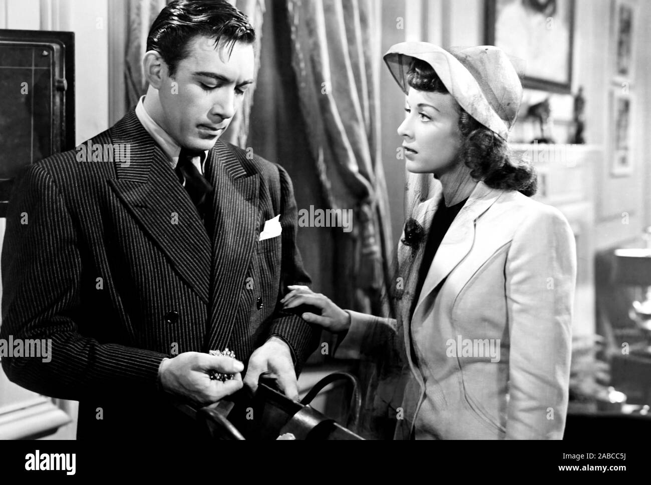 BULLETS FOR O'HARA, from left, Anthony Quinn, Joan Perry, 1941 Stock ...