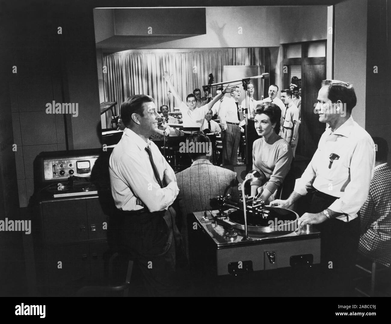 CALYPSO HEAT WAVE, Paul Langton, Johnny Desmond (with arms raised), Meg ...
