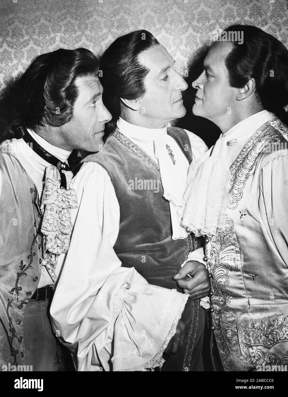 CASANOVA'S BIG NIGHT, from left: John Carradine, Basil Rathbone, Bob ...