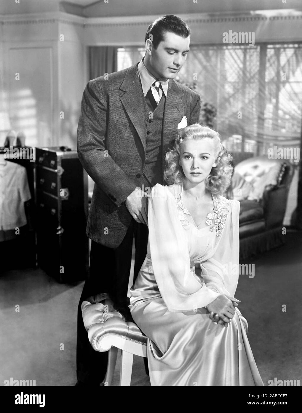 CADET GIRL, from left, George Montgomery, Carole Landis, 1941, TM ...