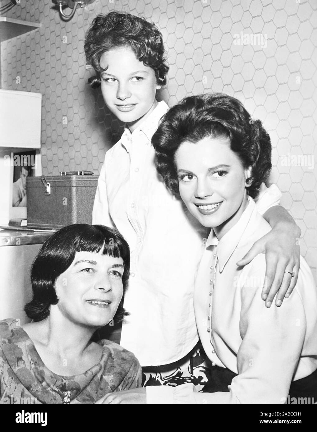 CASH MCCALL, Natalie Wood (right) visited by mother Maria Gurdin (left ...