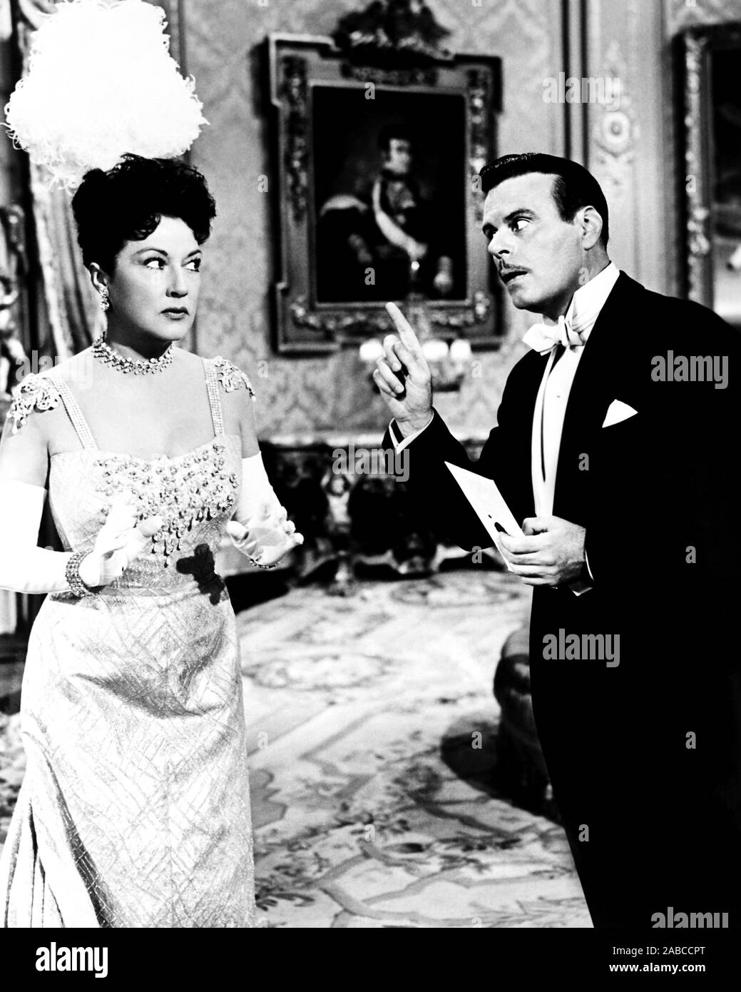 CALL ME MADAM, from left, Ethel Merman, Billy De Wolfe, 1953, TM ...