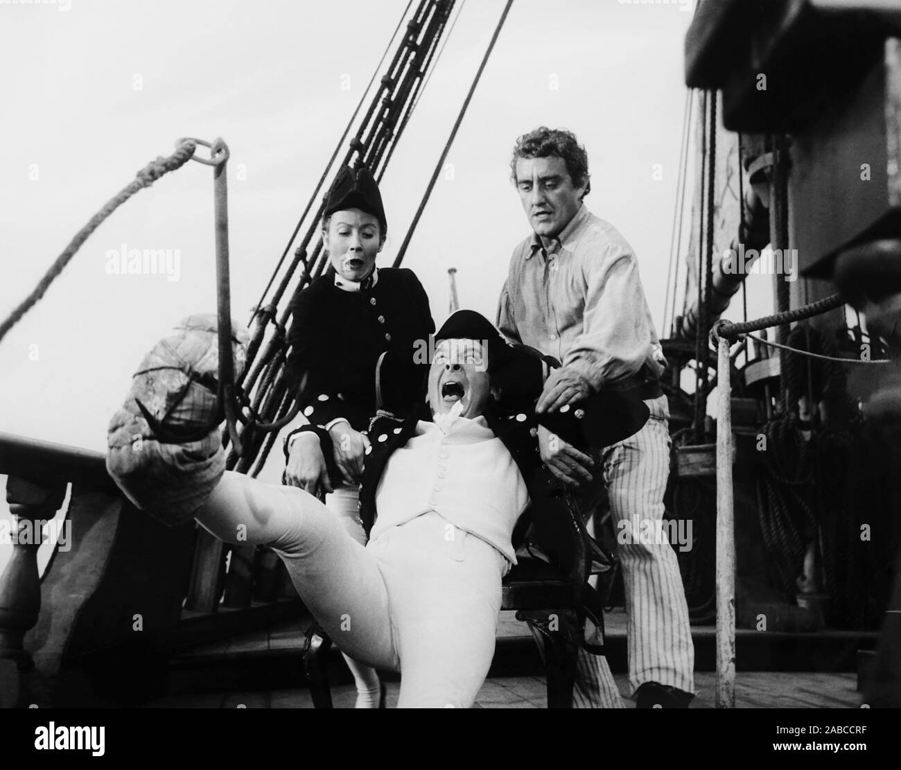 CARRY ON JACK, from left: Juliet Mills, Kenneth Williams, Bernard ...