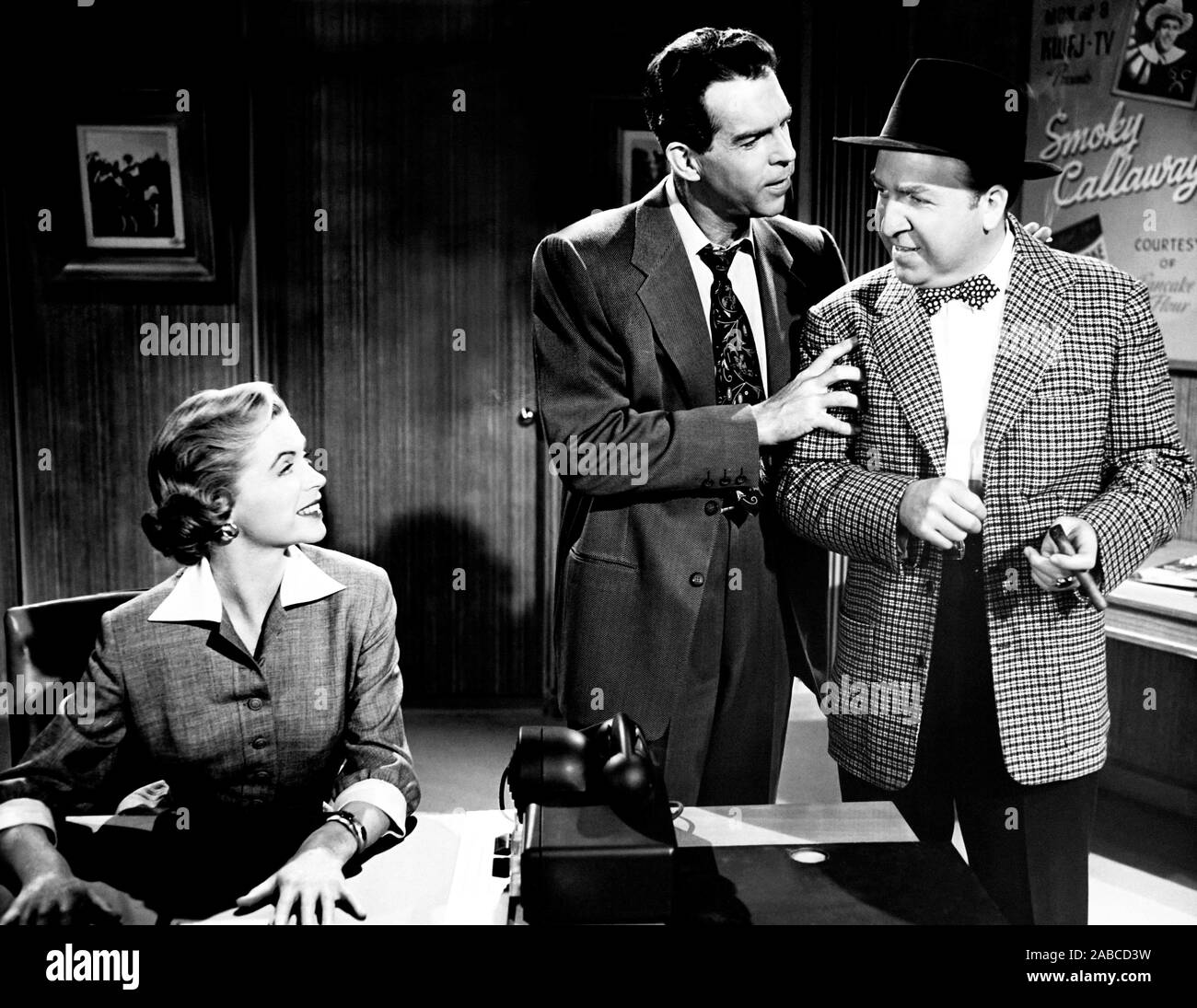 CALLAWAY WENT THATAWAY, from left, Fred MacMurray, Dorothy McGuire ...