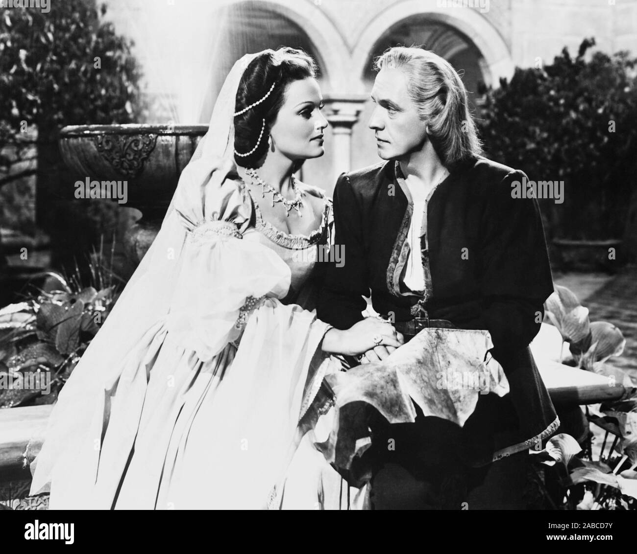 CHRISTOPHER COLUMBUS, from left: Linden Travers, Fredric March, 1949 ...