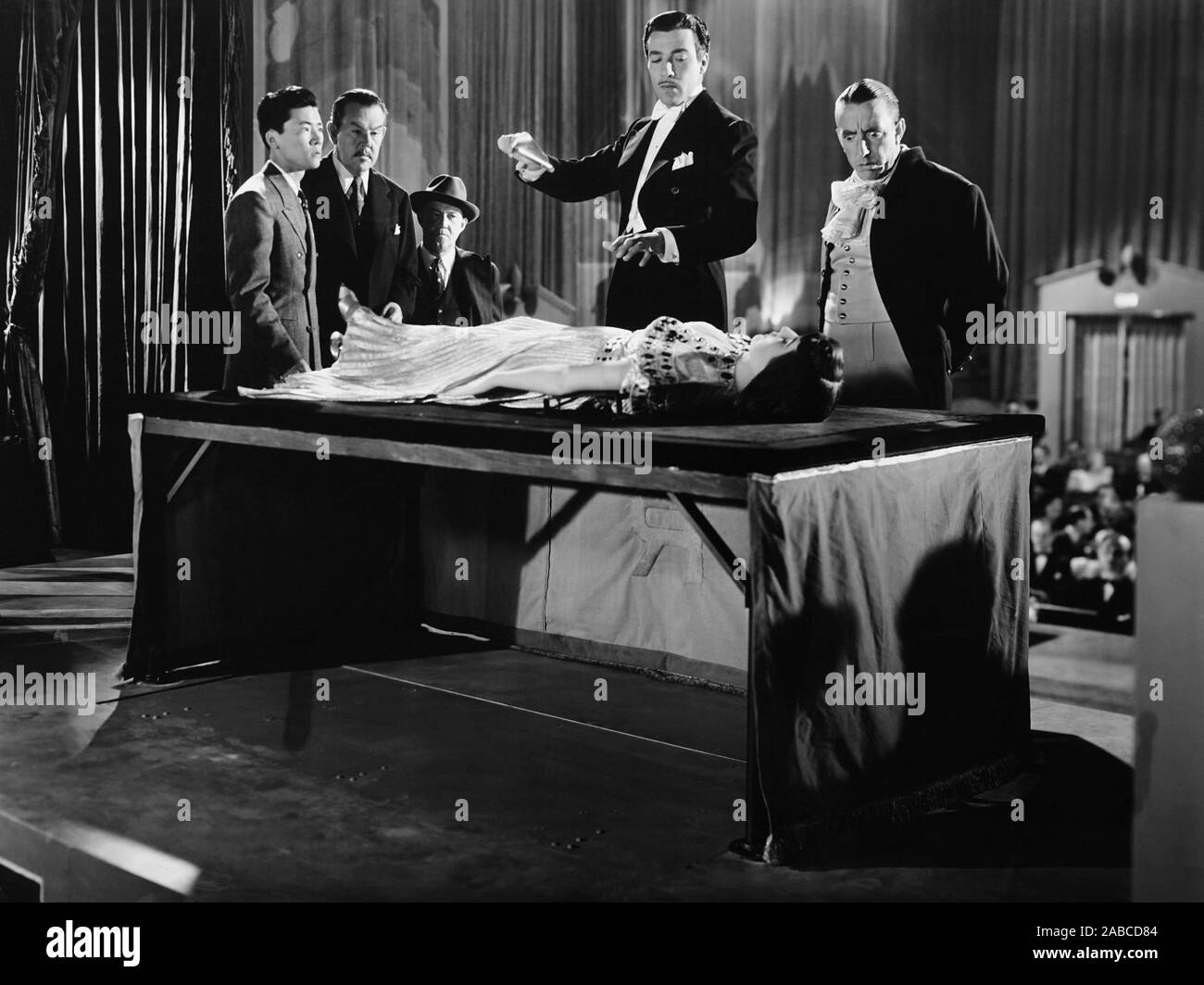 CHARLIE CHAN AT TREASURE ISLAND, Pauline Moore (lying down), from left: Victor Sen Yung, Sidney ...
