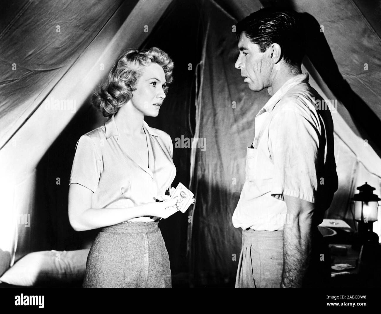 CONGO CROSSING, from left, Virginia Mayo, Michael Pate, 1956 Stock ...