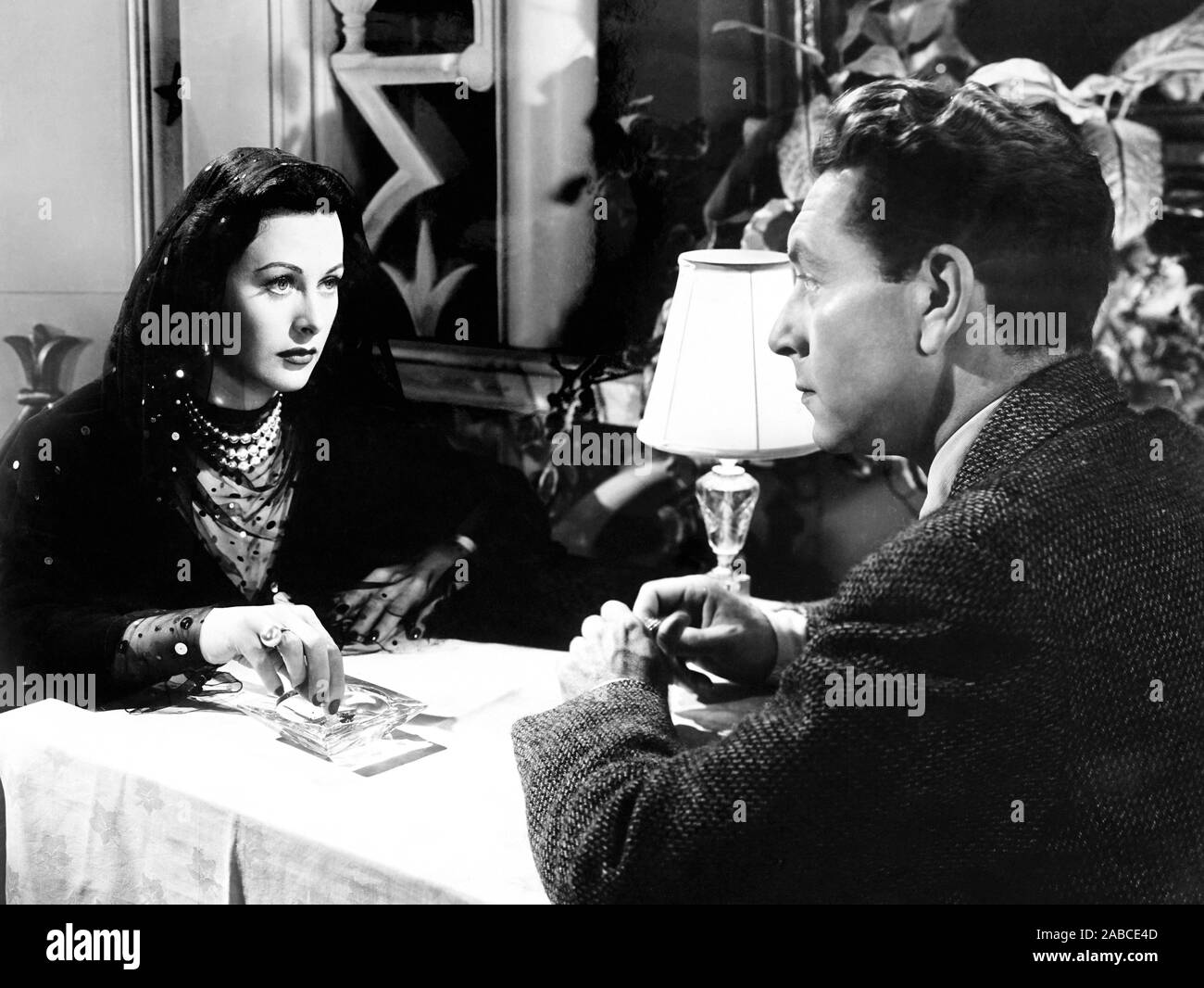 THE CONSPIRATORS, from left, Hedy Lamarr, Paul Henreid, 1944 Stock ...