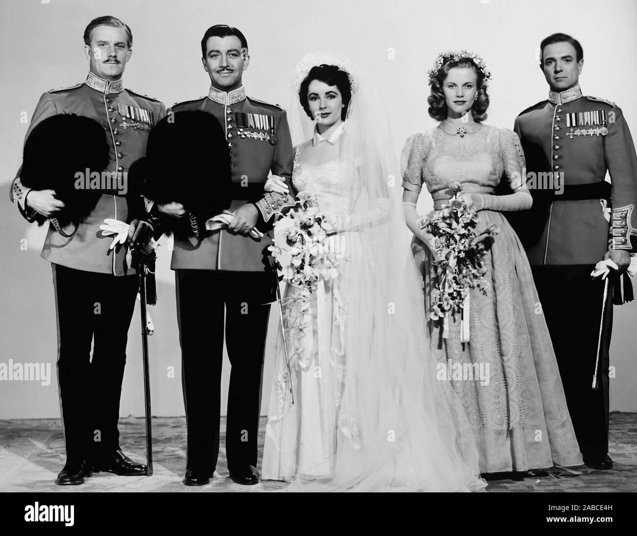CONSPIRATOR, from left: Harold Warrender, Robert Taylor, Elizabeth ...