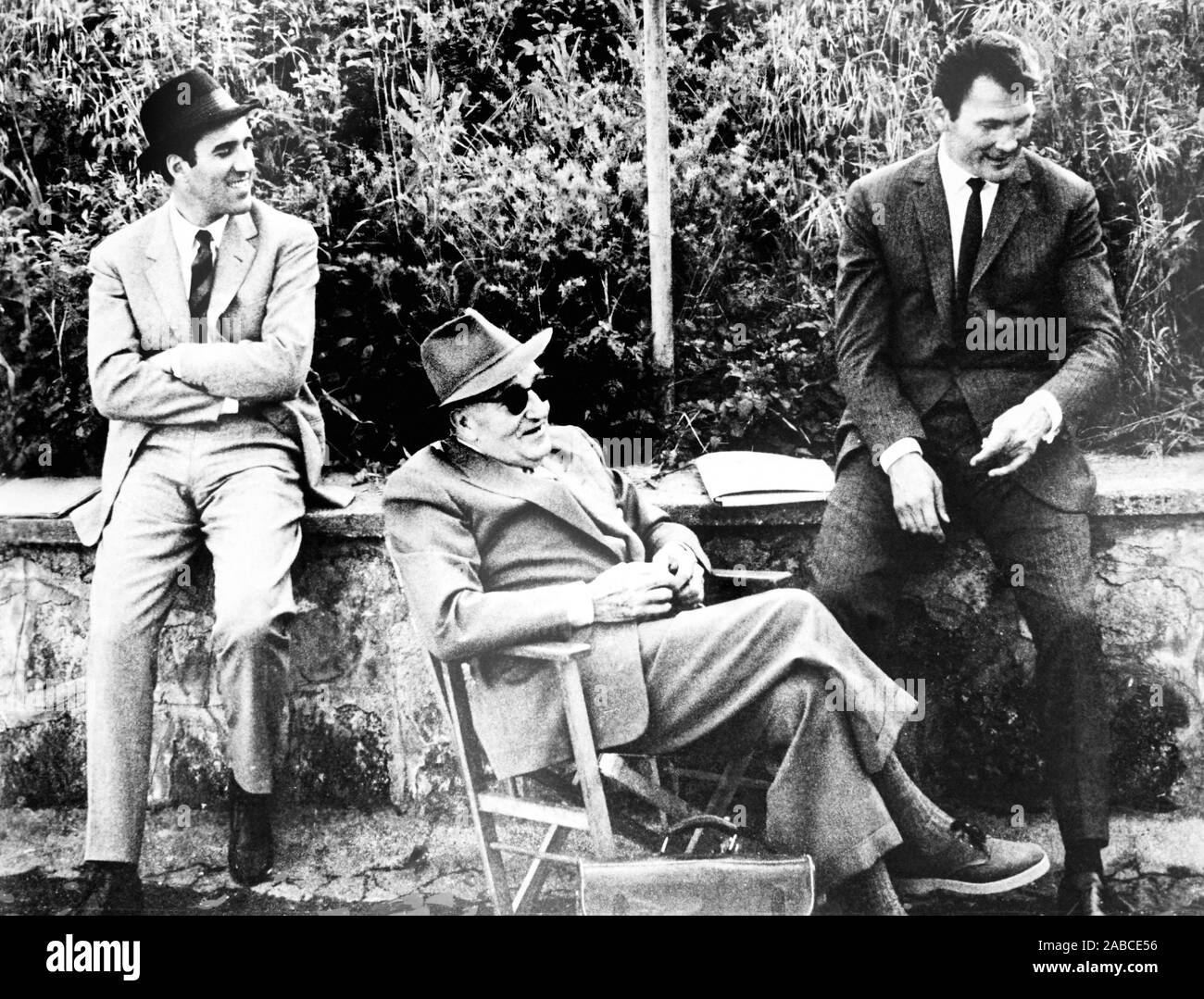 CONTEMPT, (aka LE MEPRIS), from left, Michel Piccoli, Fritz Lang, Jack ...