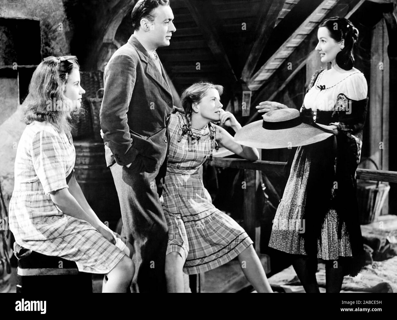 THE CONSTANT NYMPH, from left, Joyce Reynolds, Charles Boyer, Joan ...