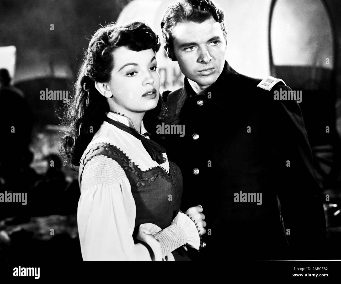 COLUMN SOUTH, from left, Joan Evans, Audie Murphy, 1953 Stock Photo - Alamy