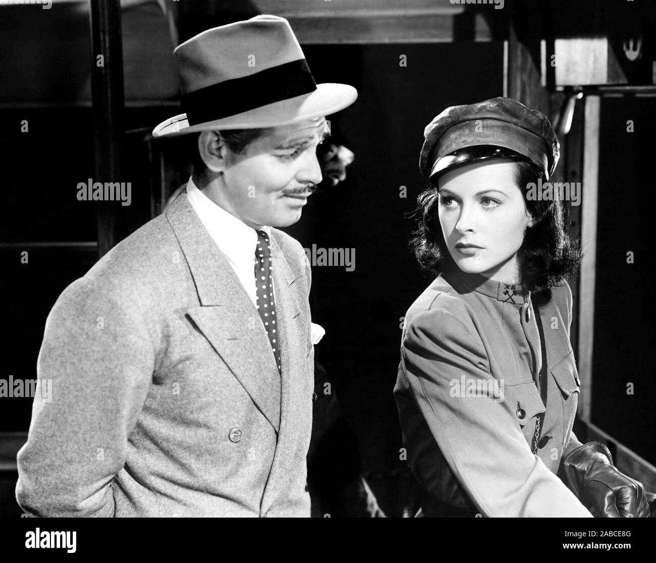 COMRADE X, from left, Clark Gable, Hedy Lamarr, 1940 Stock Photo - Alamy