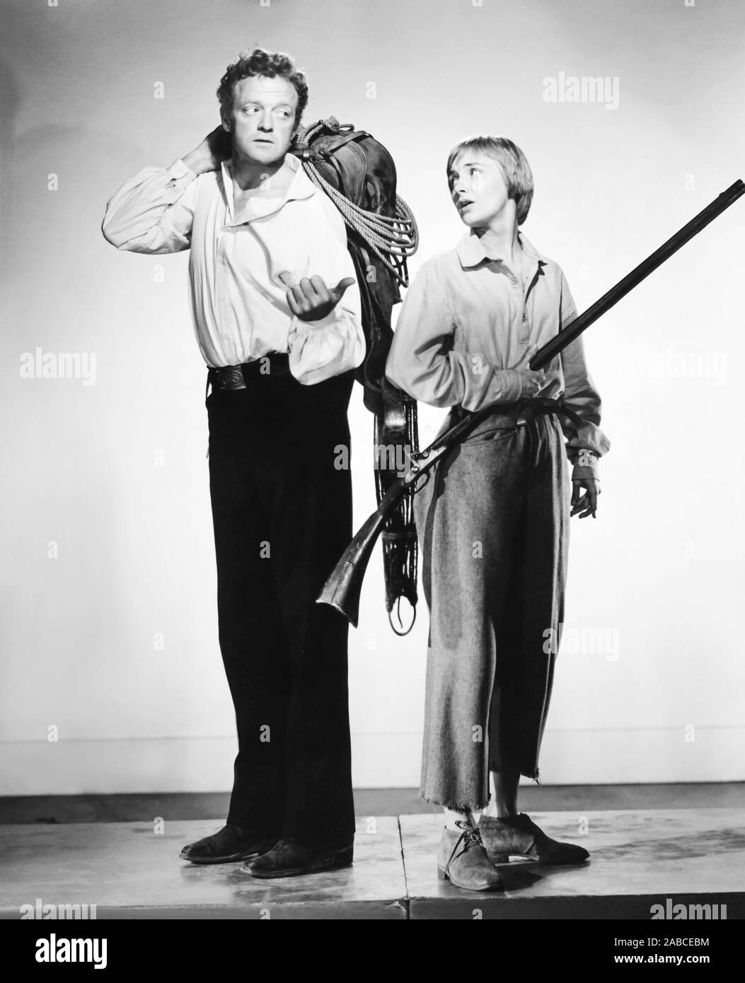 COUNT THREE AND PRAY, from left: Van Heflin, Joanne Woodward, 1955 ...