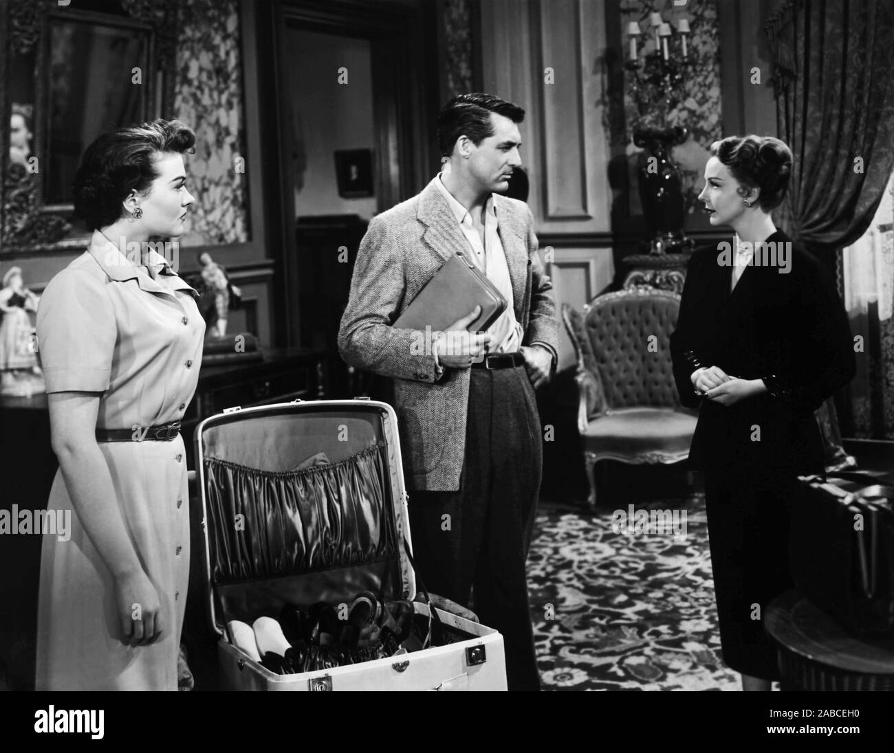 CRISIS, from left: Paula Raymond, Cary Grant, Signe Hasso, 1950 Stock ...
