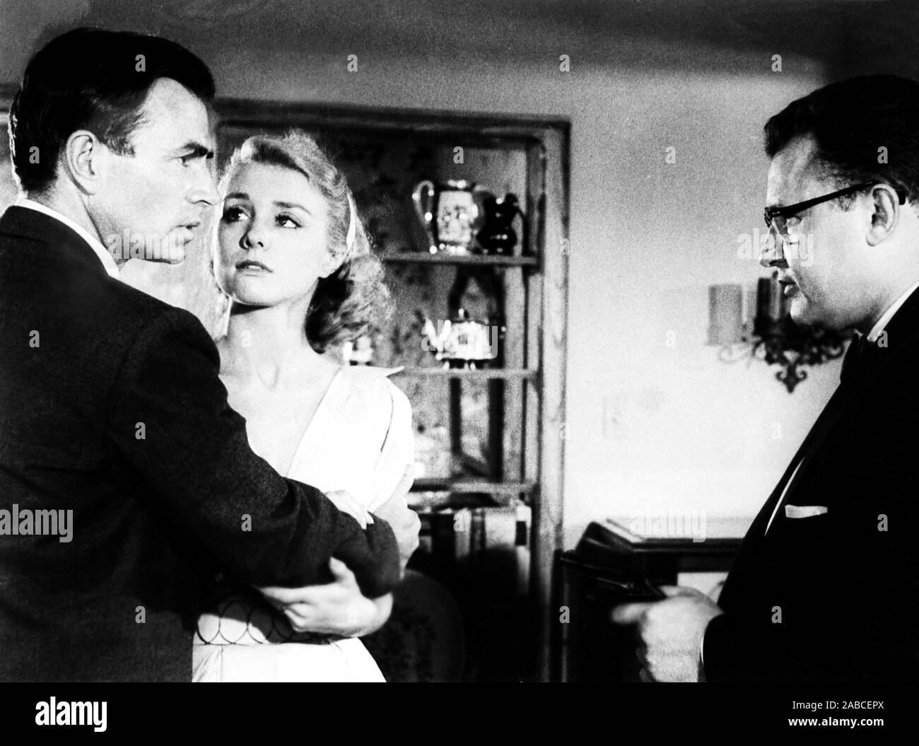 CRY TERROR!, from left, James Mason, Inger Stevens, Rod Steiger, 1958 ...