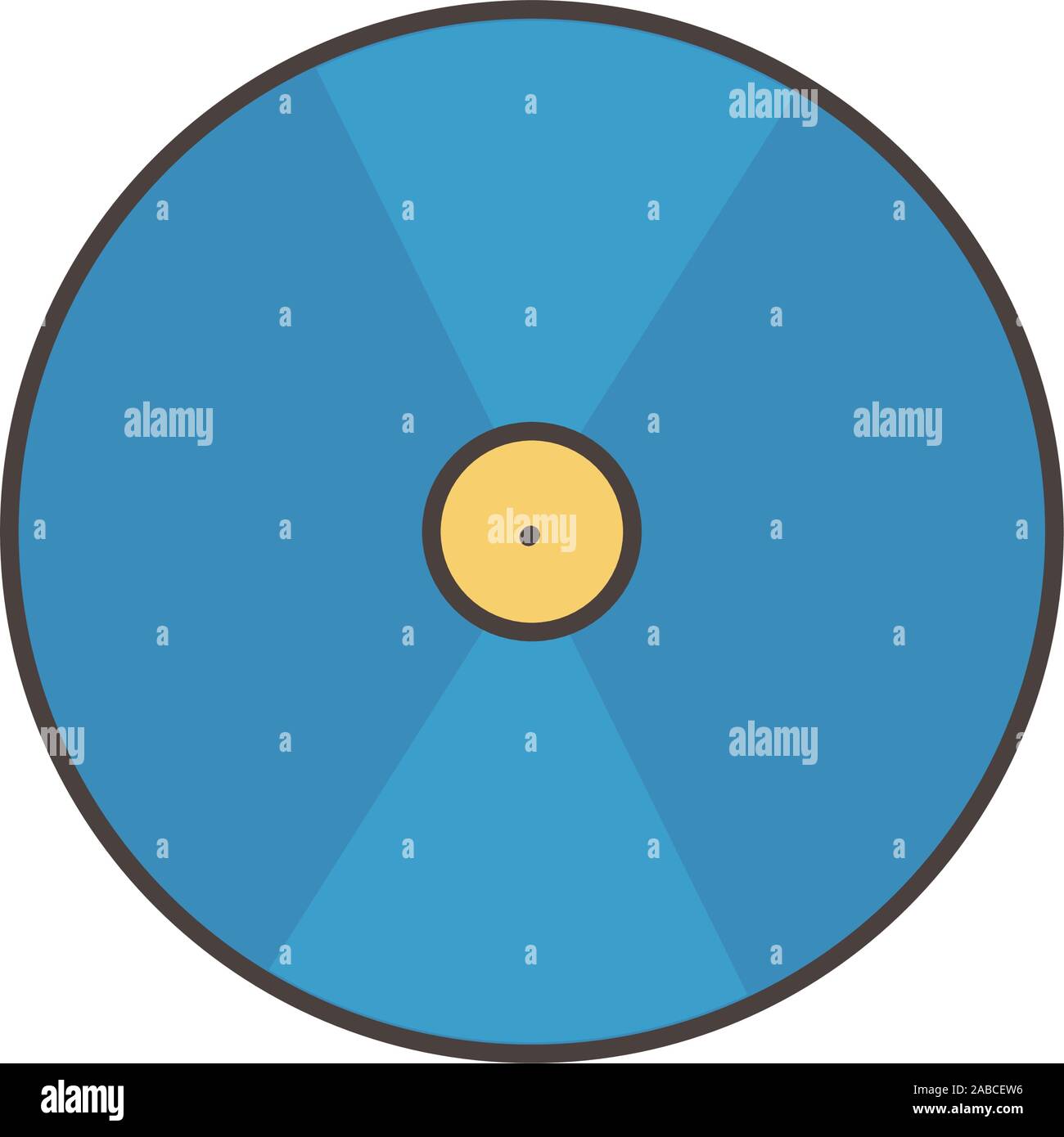 compact disk on white background vector illustration Stock Vector Image ...