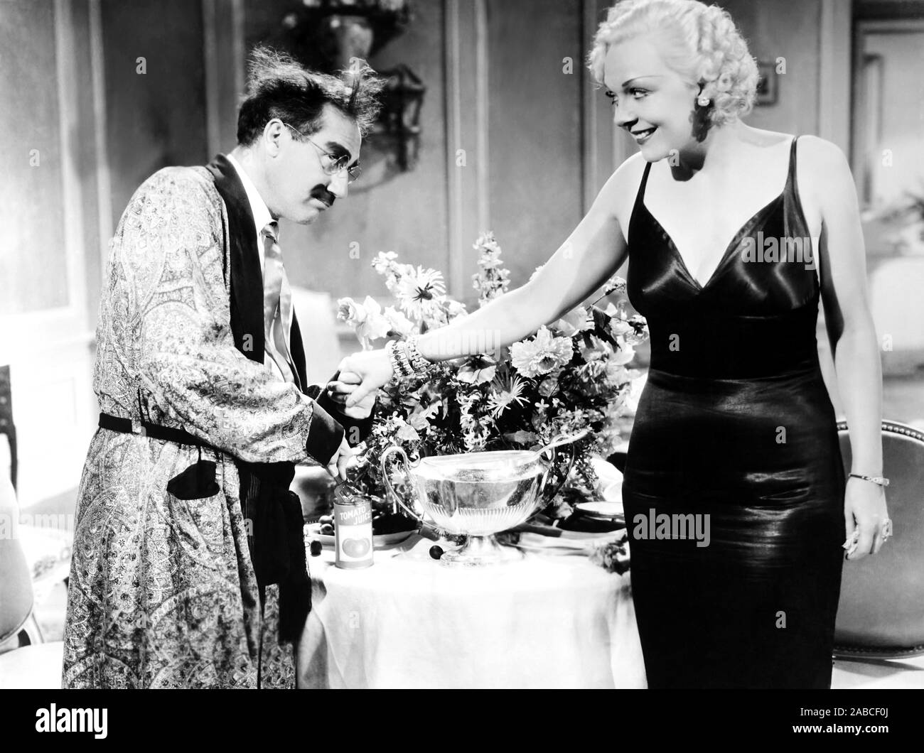 A DAY AT THE RACES, from left, Groucho Marx, Esther Muir, 1937 Stock ...