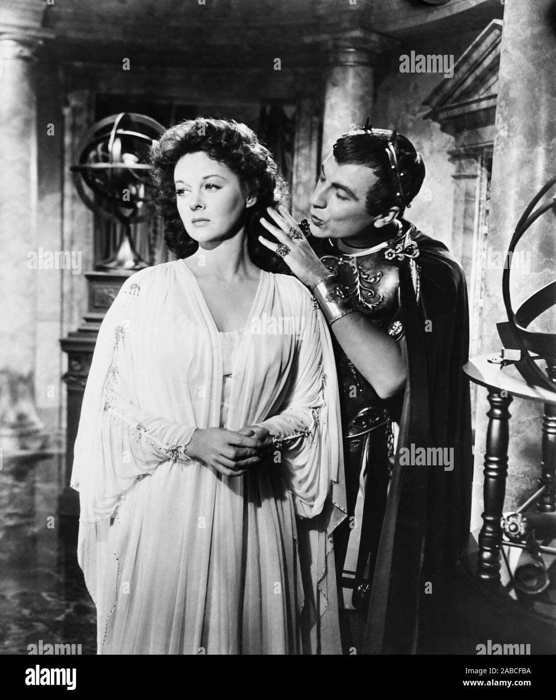 DEMETRIUS AND THE GLADIATORS, from left, Susan Hayward, Jay Robinson ...