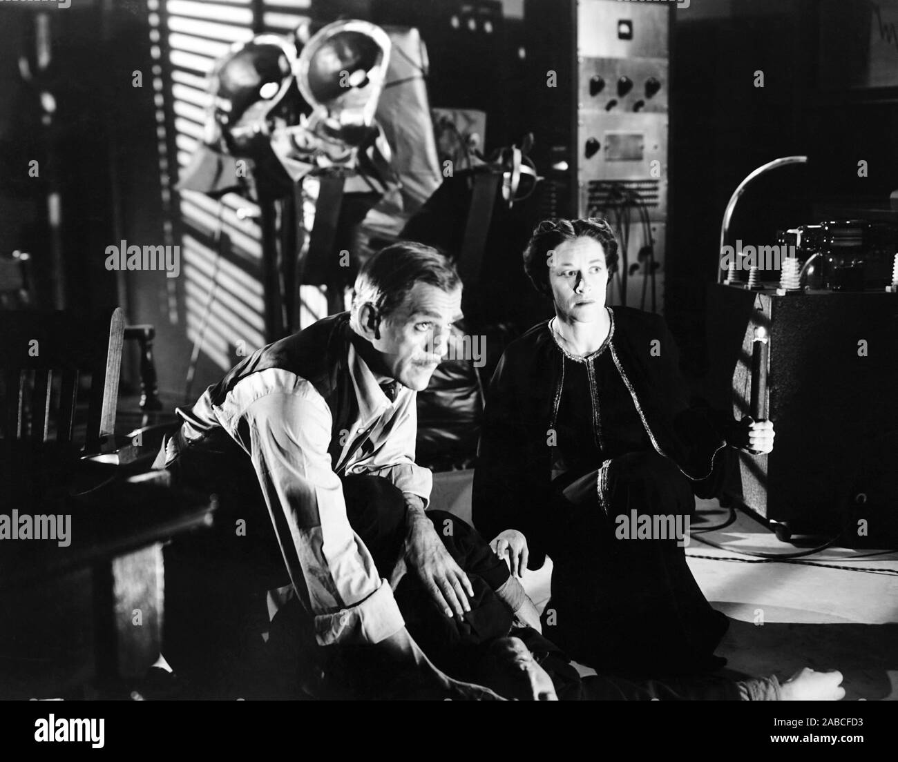 THE DEVIL COMMANDS, from left, Boris Karloff, Anne Revere, 1941 Stock Photo - Alamy