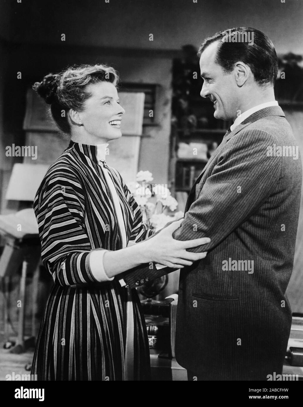 DESK SET, from left: Katharine Hepburn, Gig Young, 1957. TM and ...