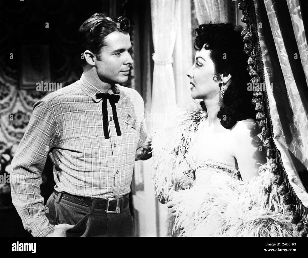 DESTRY, from left, Audie Murphy, Mari Blanchard, 1954 Stock Photo - Alamy