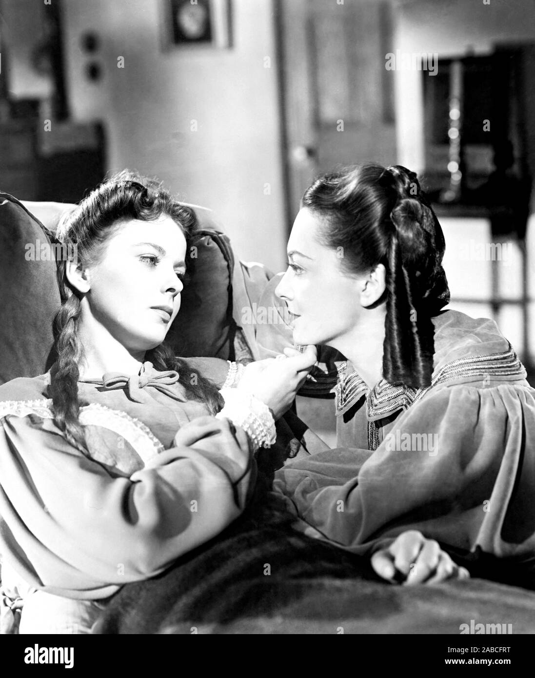 DEVOTION, from left, Ida Lupino, Olivia De Havilland, 1946 Stock Photo - Alamy