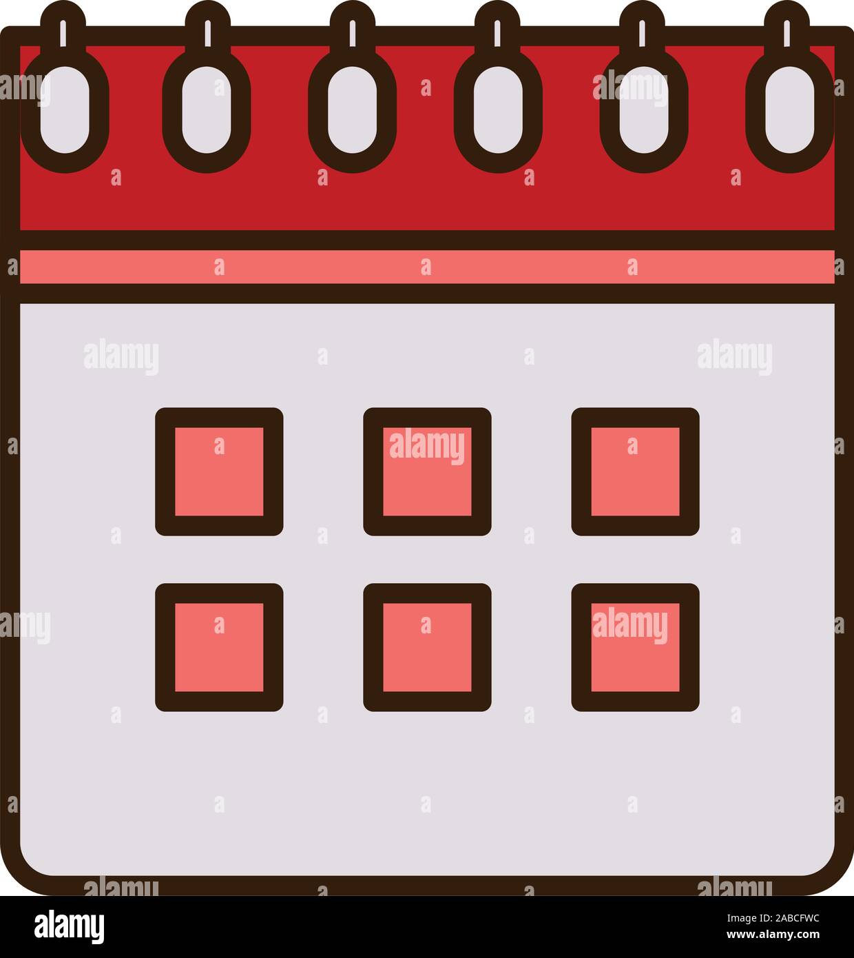 calendar reminder date plan icon vector illustration Stock Vector Image ...