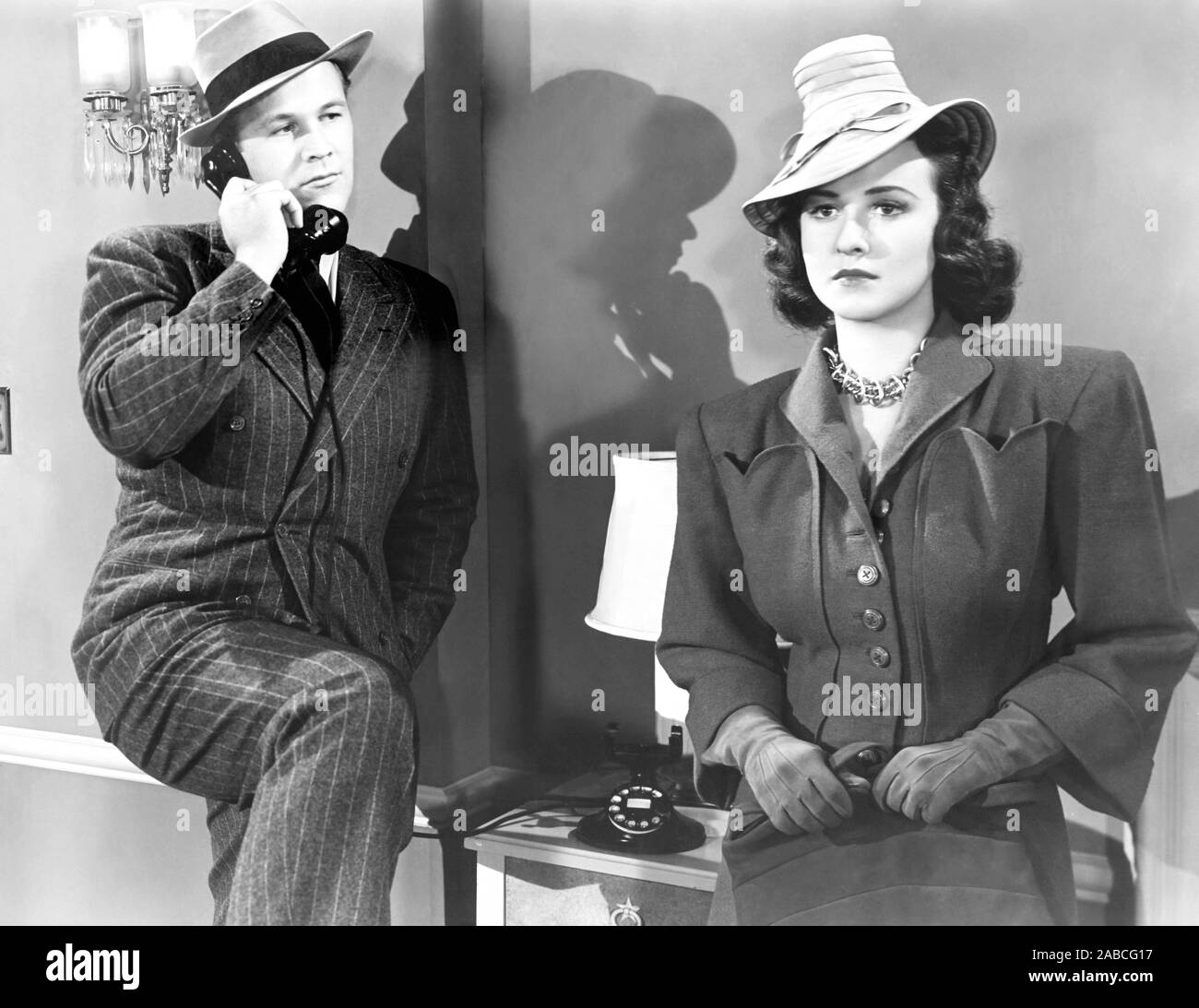 DOUBLE ALIBI, from left, Wayne Morris, Margaret Lindsay, 1940 Stock ...