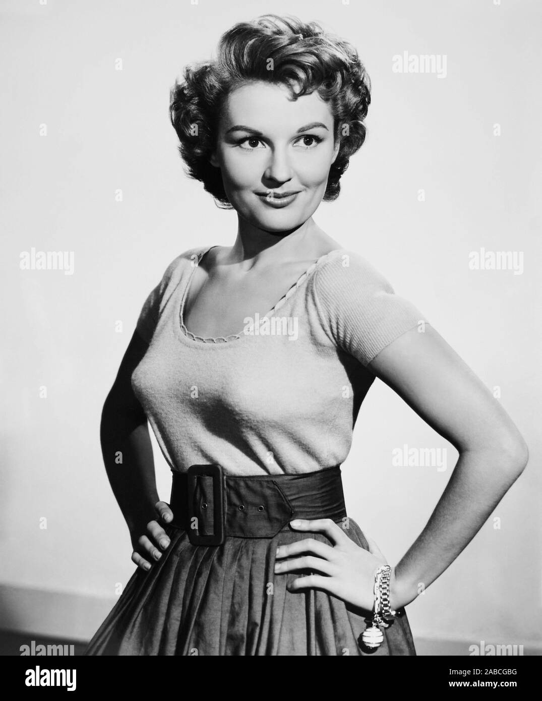 DRIVE A CROOKED ROAD, Dianne Foster, 1954 Stock Photo - Alamy