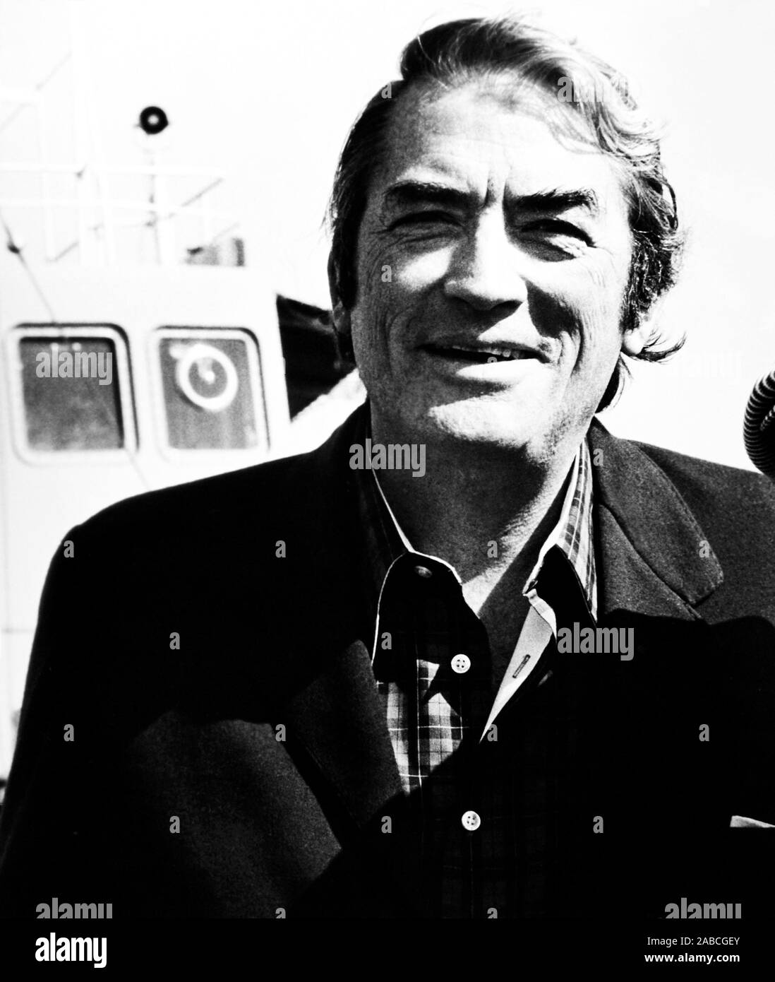 THE DOVE, producer Gregory Peck, on-set, 1974 Stock Photo - Alamy