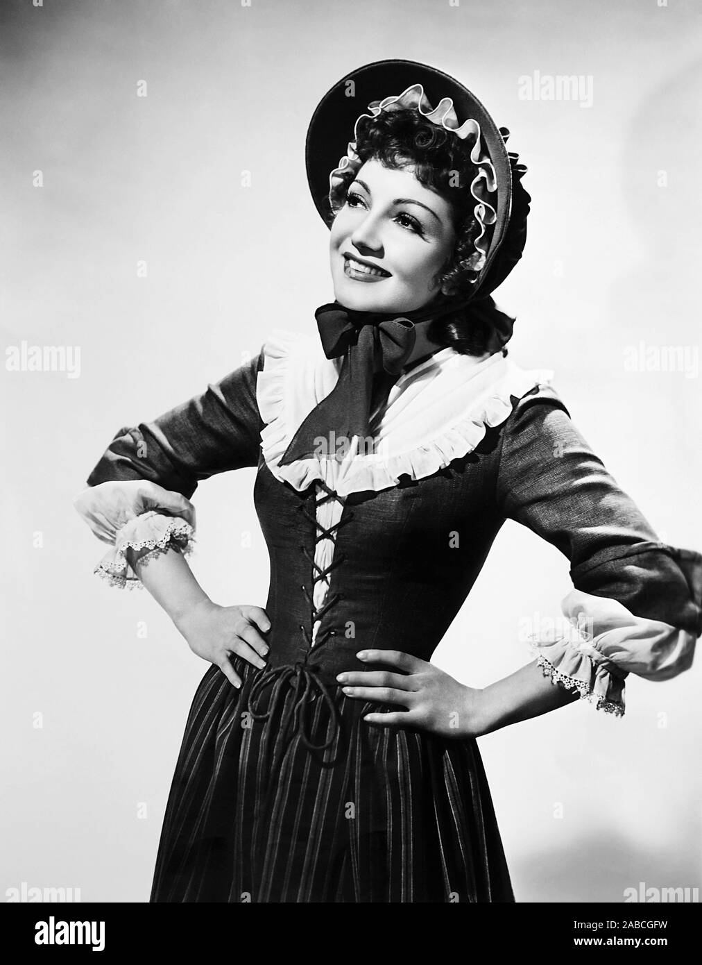 DRUMS ALONG THE MOHAWK, Claudette Colbert, 1939, TM & Copyright © 20th ...