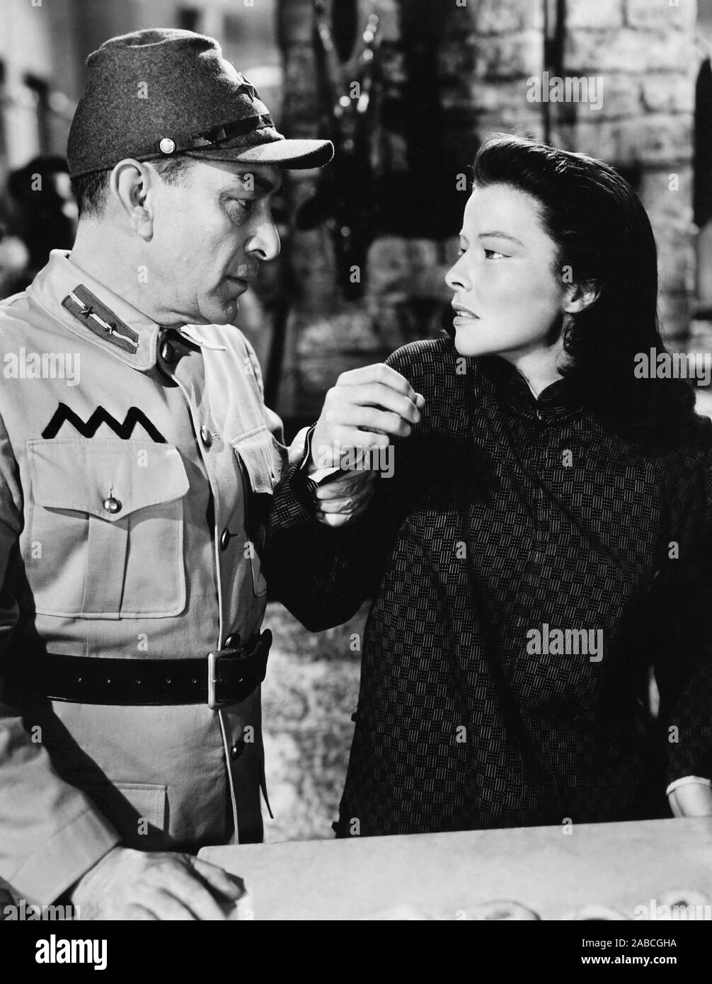 DRAGON SEED, from left: J. Carrol Naish, Katharine Hepburn, 1944 Stock Photo - Alamy