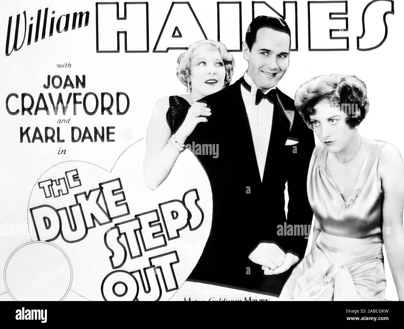 THE DUKE STEPS OUT, US poster art, from left, Gwen Lee, William Haines ...