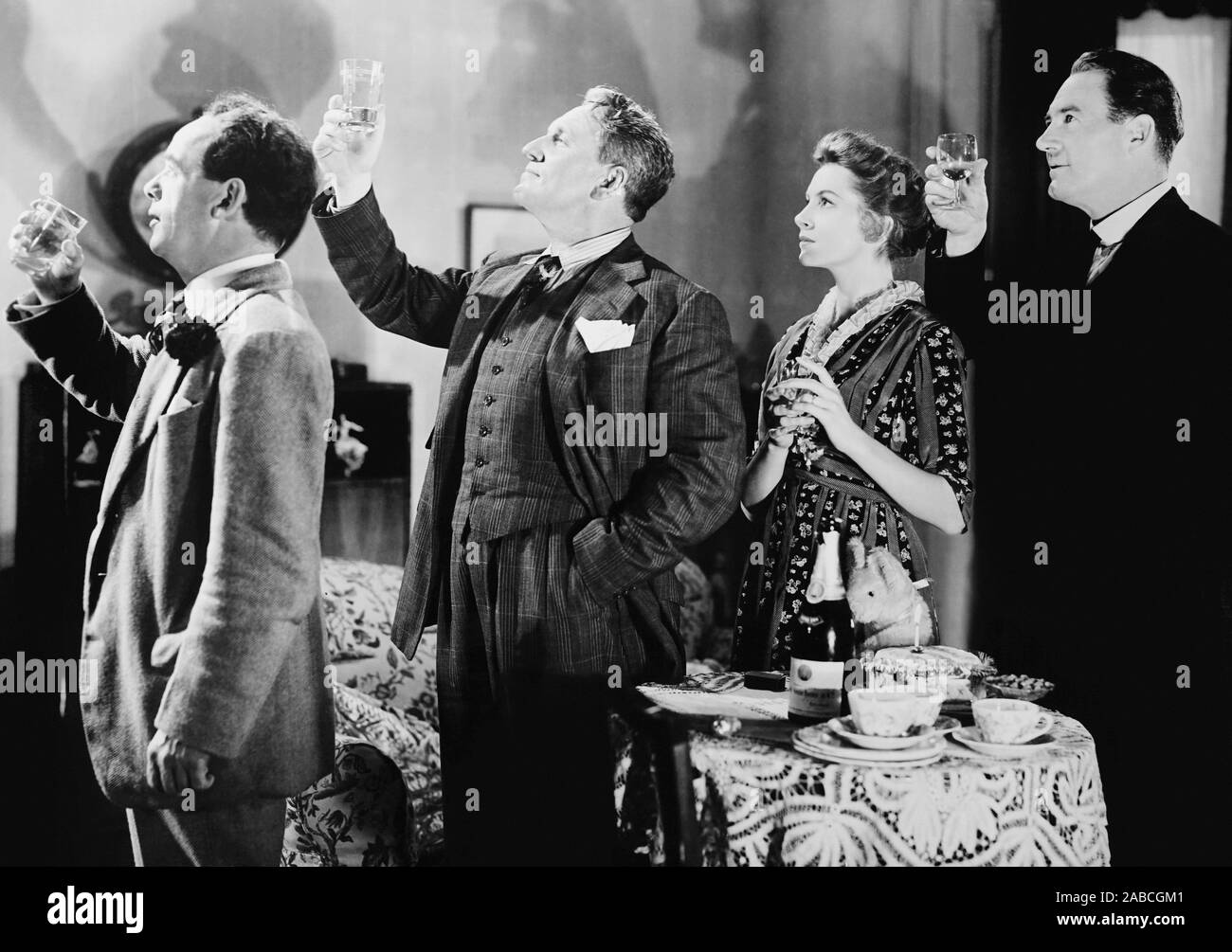 EDWARD, MY SON, from left: Mervyn Johns, Spencer Tracy, Deborah Kerr ...