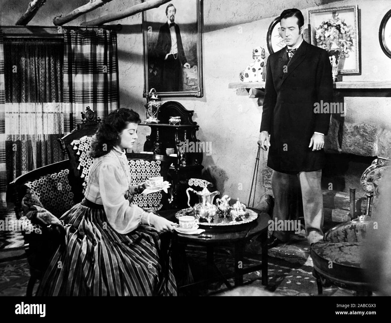 EL PASO, from left, Gail Russell, John Payne, 1949 Stock Photo - Alamy