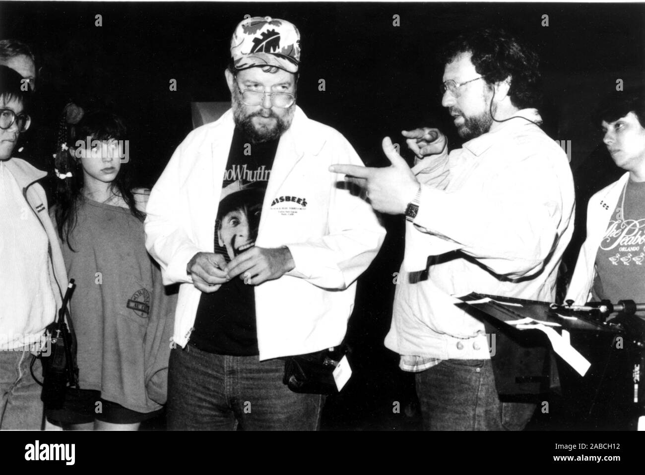 ERNEST SAVES CHRISTMAS, from left, Noelle Parker, director John Cherry ...