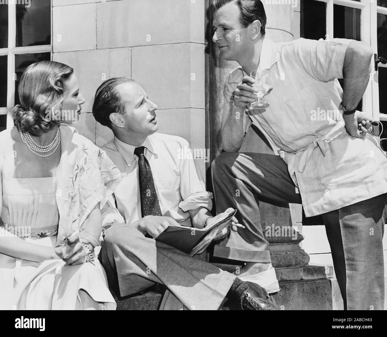 ENCORE, from left: Margaret Vyner, director Pat Jackson, Nigel Patrick ...