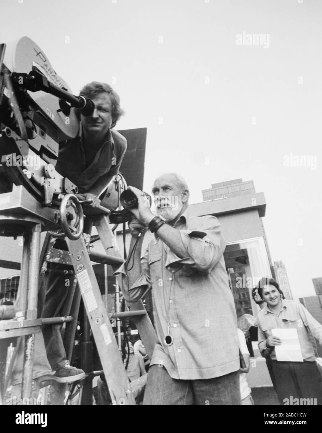 EXORCIST II: THE HERETIC, from left: director John Boorman ...