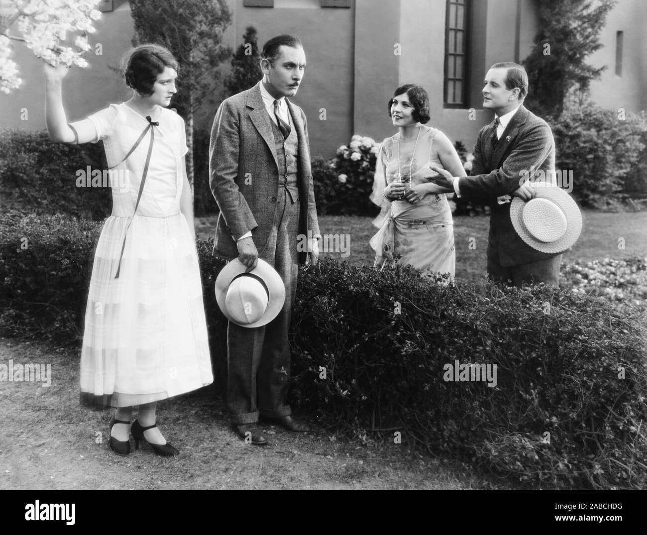 EXCHANGE OF WIVES, from left: Eleanor Boardman, Lew Cody, Renee Adoree ...