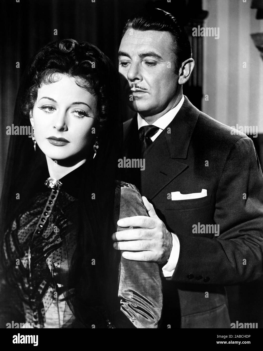 EXPERIMENT PERILOUS, from left, Hedy Lamarr, George Brent, 1944 Stock ...