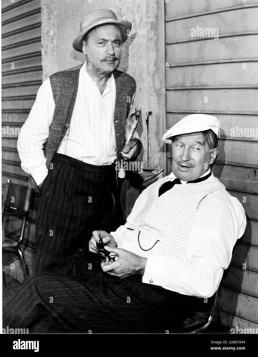 FANNY, from left, Charles Boyer, Maurice Chevalier, 1961 Stock Photo ...