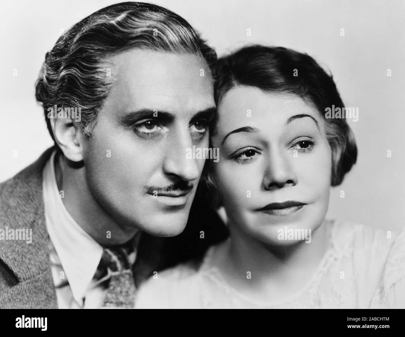 A FEATHER IN HER HAT, from left: Basil Rathbone, Pauline Lord, 1935 ...