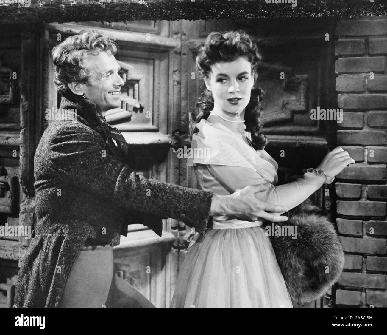 THE FIGHTING O'FLYNN, from left: Douglas Fairbanks Jr., Helena Carter ...