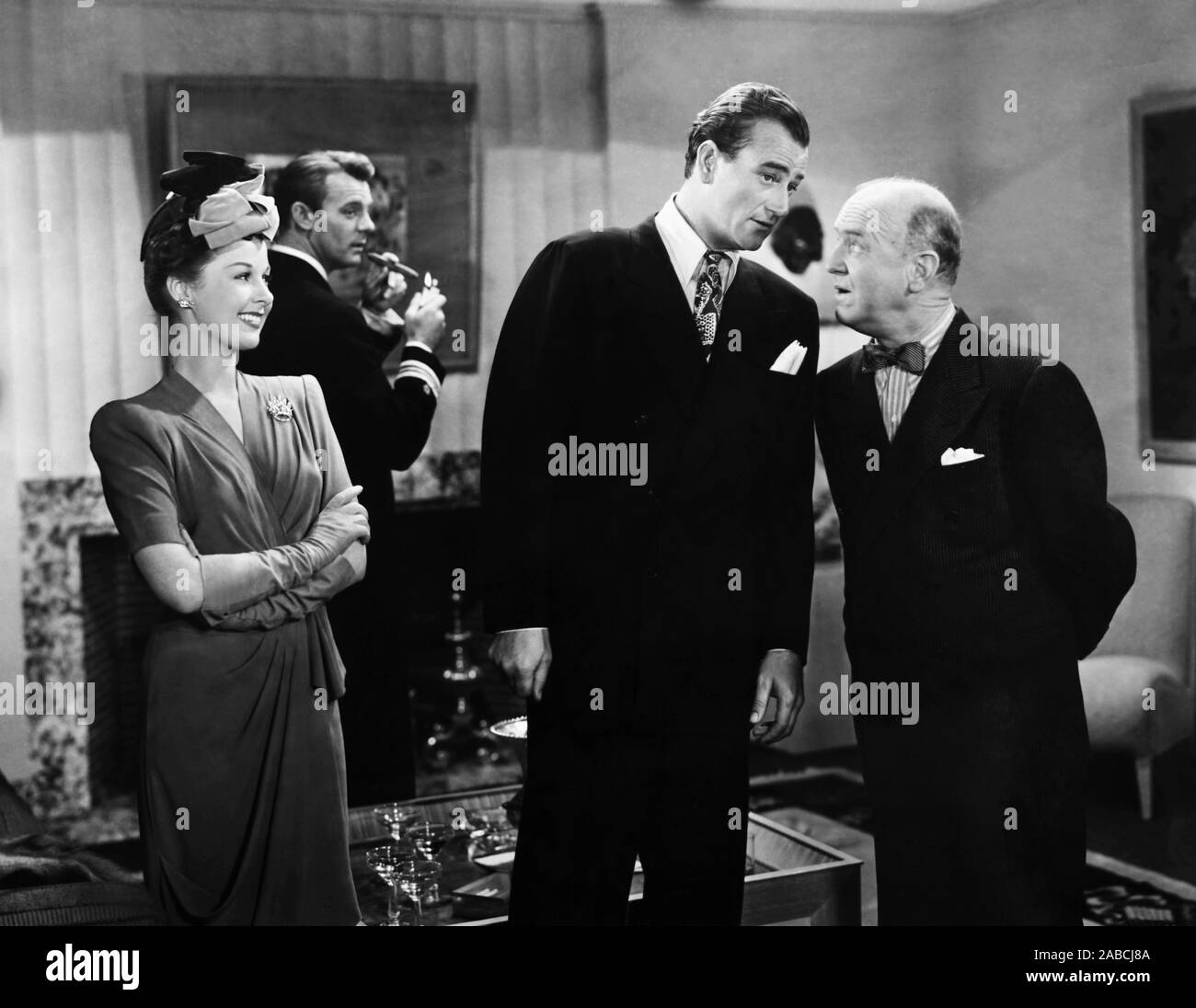 THE FIGHTING SEABEES, from left, Dennis O'Keefe, Susan Hayward, John ...