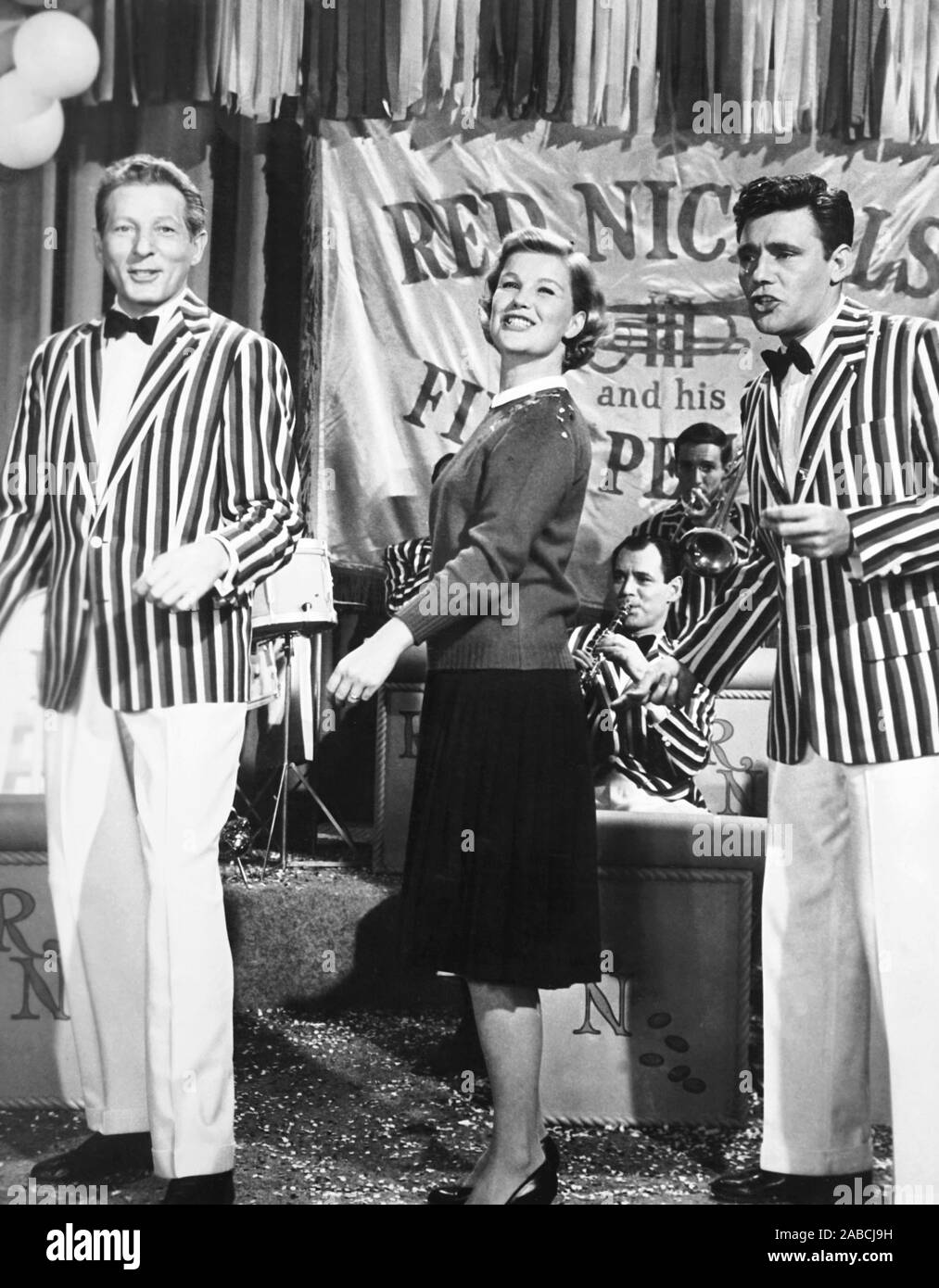 THE FIVE PENNIES, from left: Danny Kaye, Barbara Bel Geddes, Harry ...