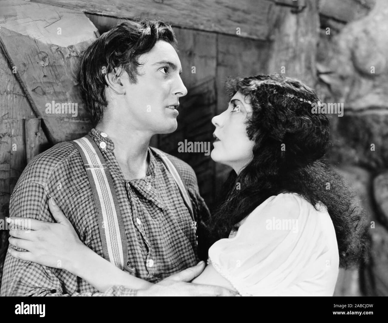 THE FLAMING FOREST, from left: Gardner James, Renee Adoree, 1926 Stock ...