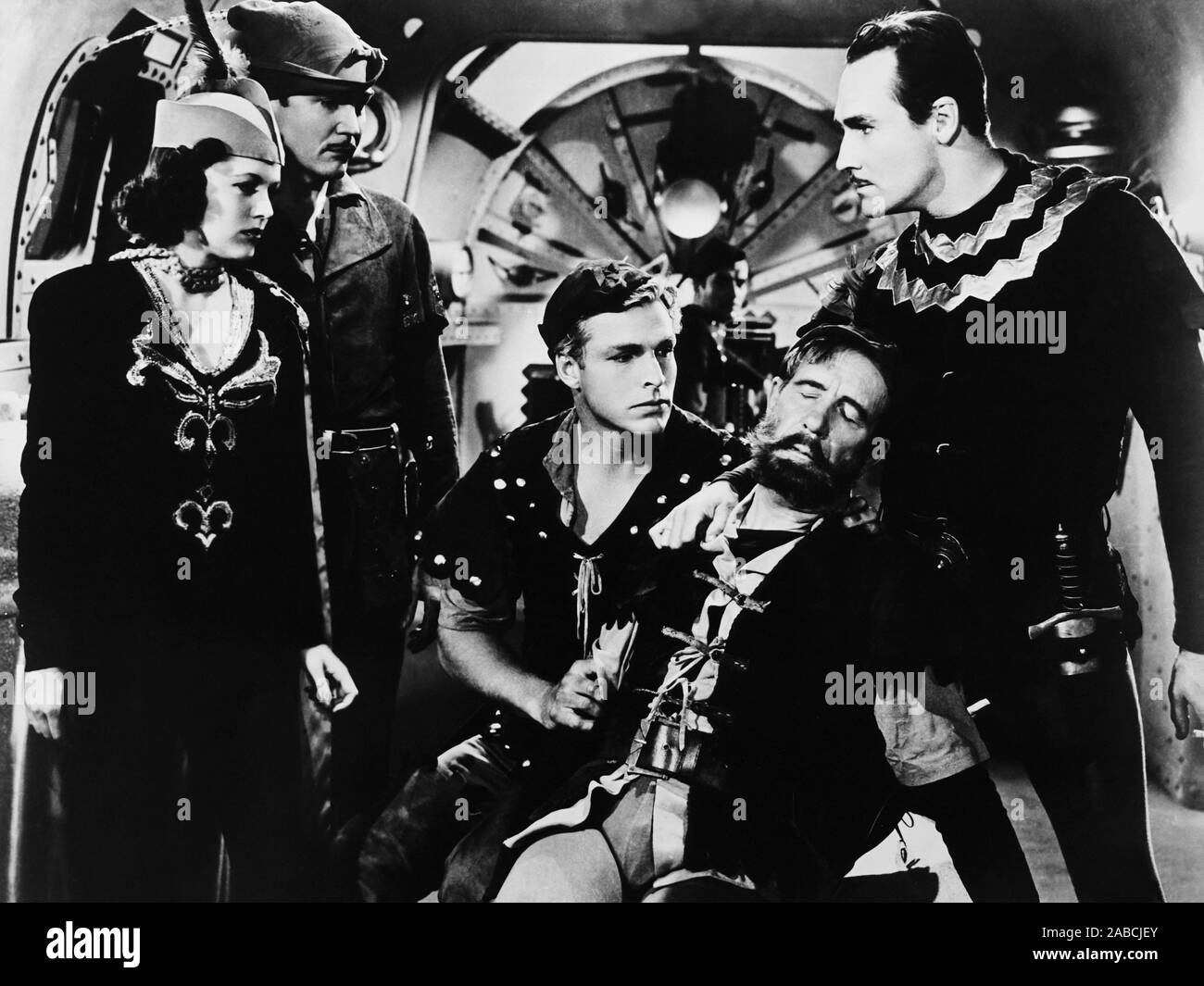 FLASH GORDON CONQUERS THE UNIVERSE, from left: Carol Hughes, Roland ...